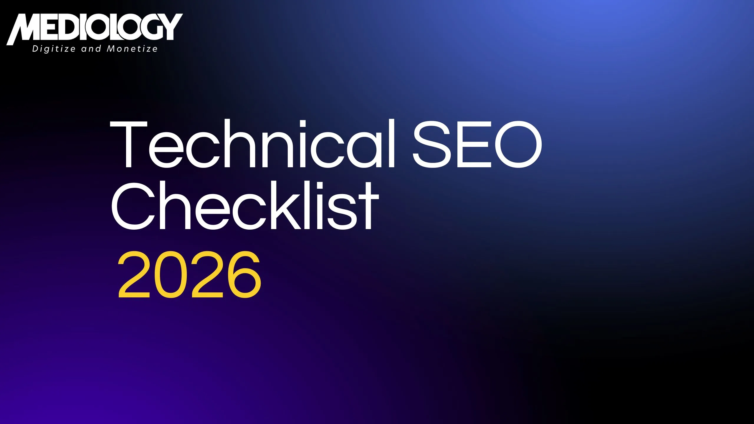 What Is Technical SEO? The Best Technical SEO Checklist for 2026